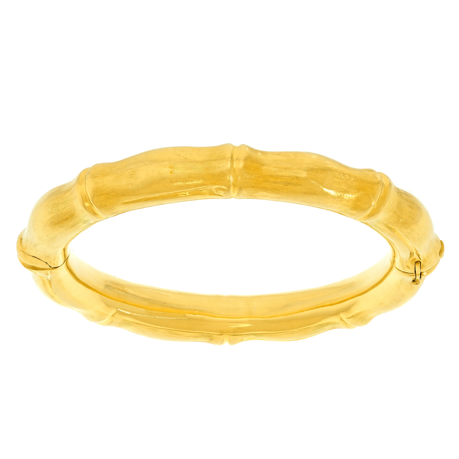 #26986 - Sixties Gold Bamboo Bangle