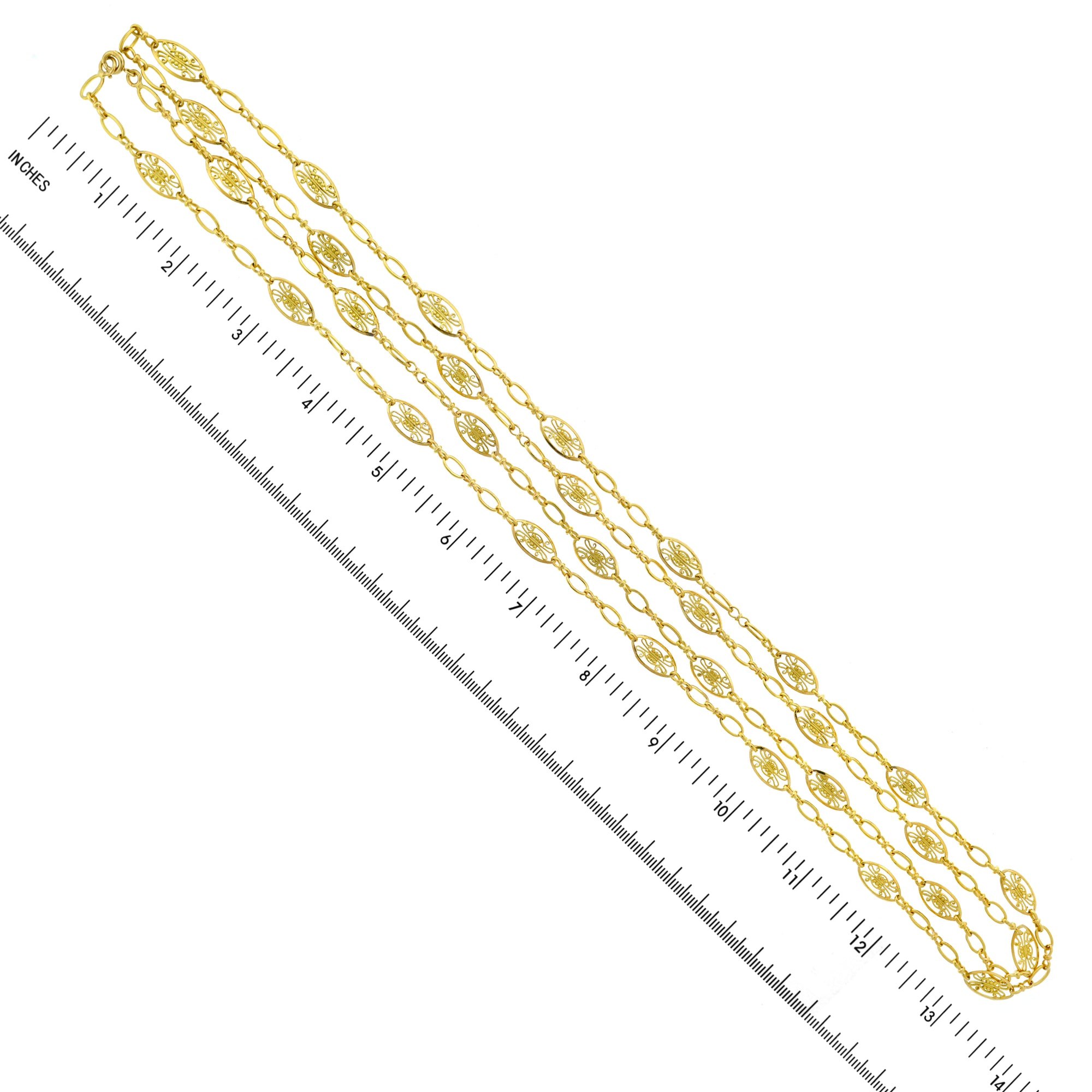 #20587 - Antique Filigree Necklace France