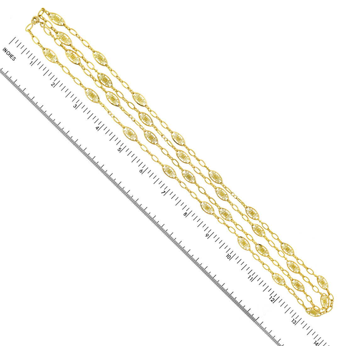 #20587 - Antique Filigree Necklace France