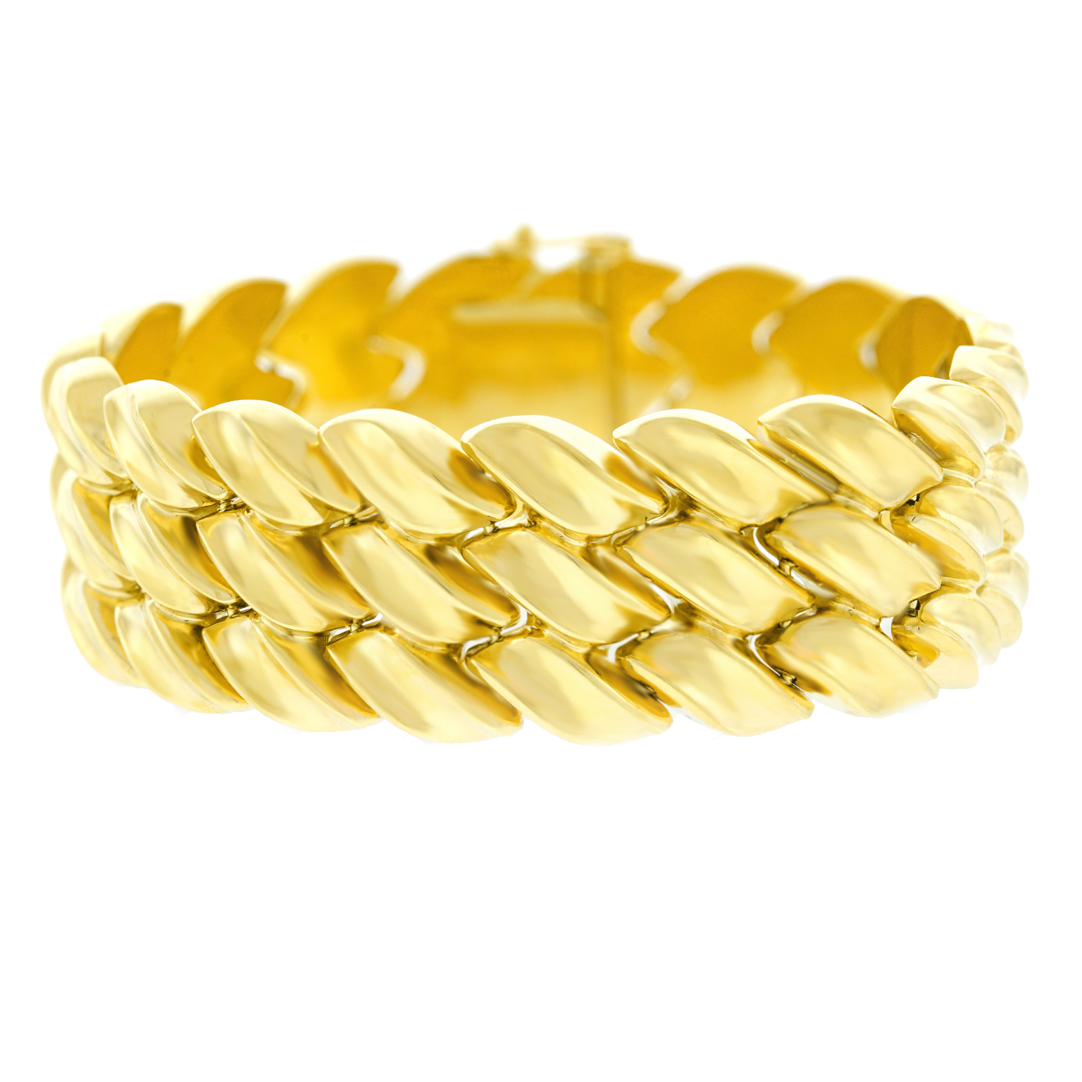 Tannler Gold Bracelet 18K c1960s Zurich Switzerland