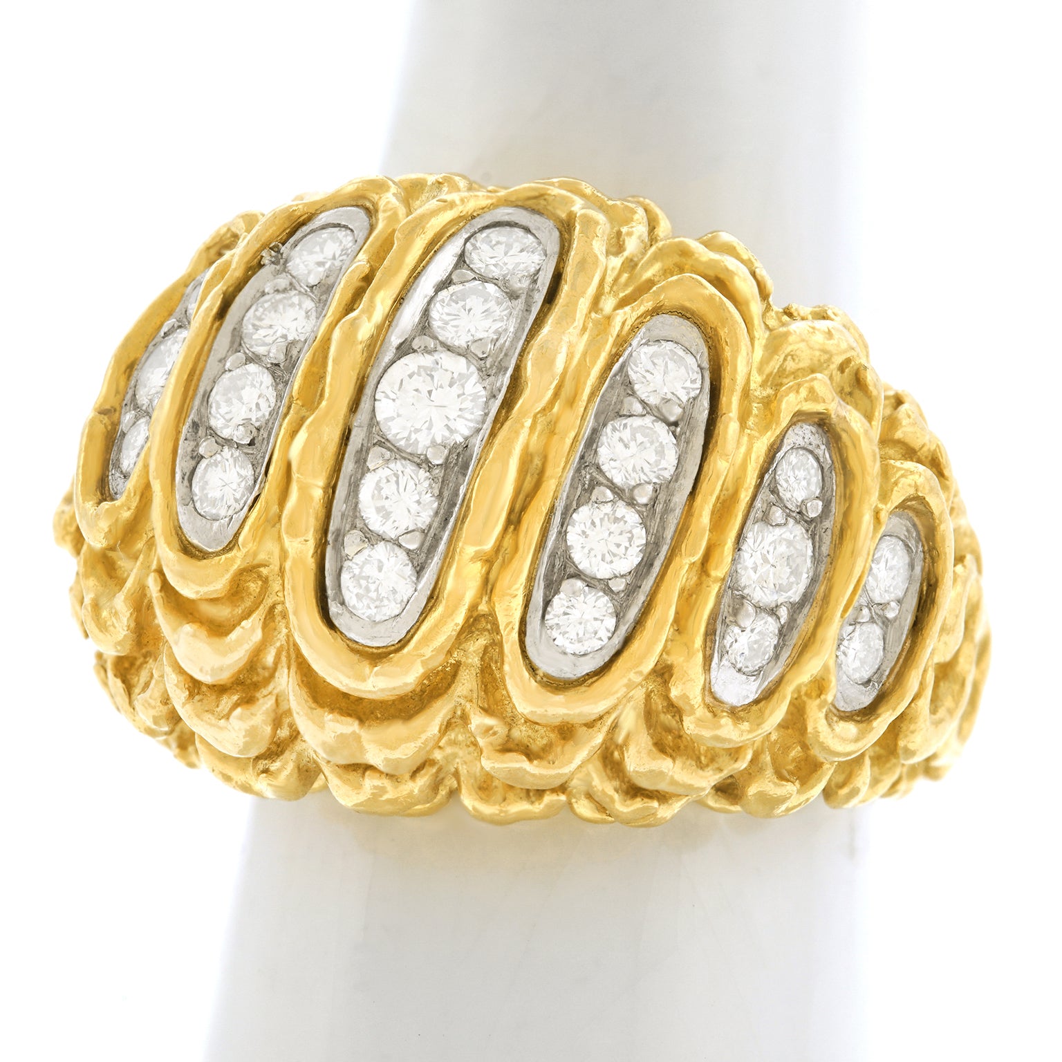 #21580 - Sixties Kutchinsky Diamond Ring London