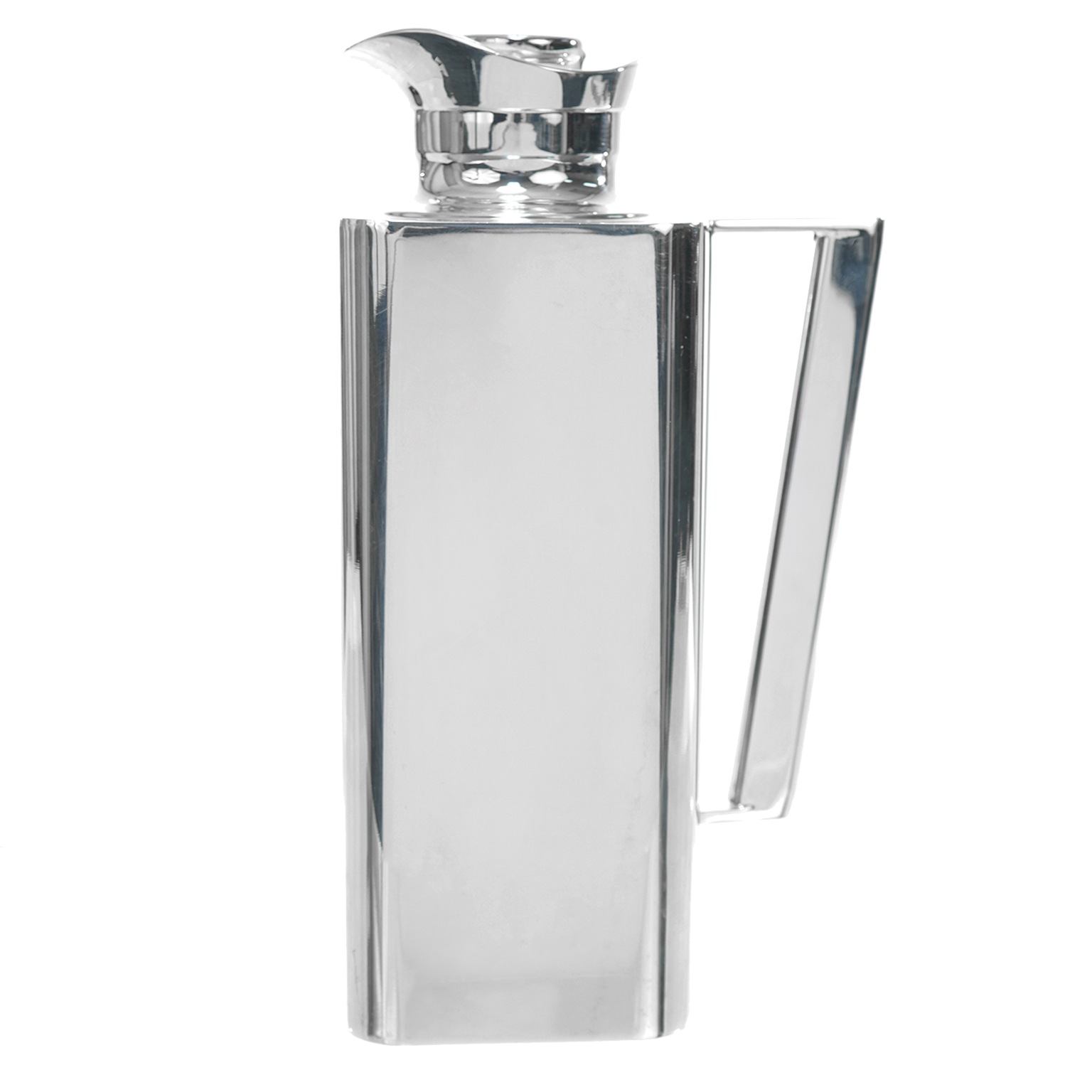 #22279 - Post Modern Silverplate Insulated Coffee Jug C1970S Sanders