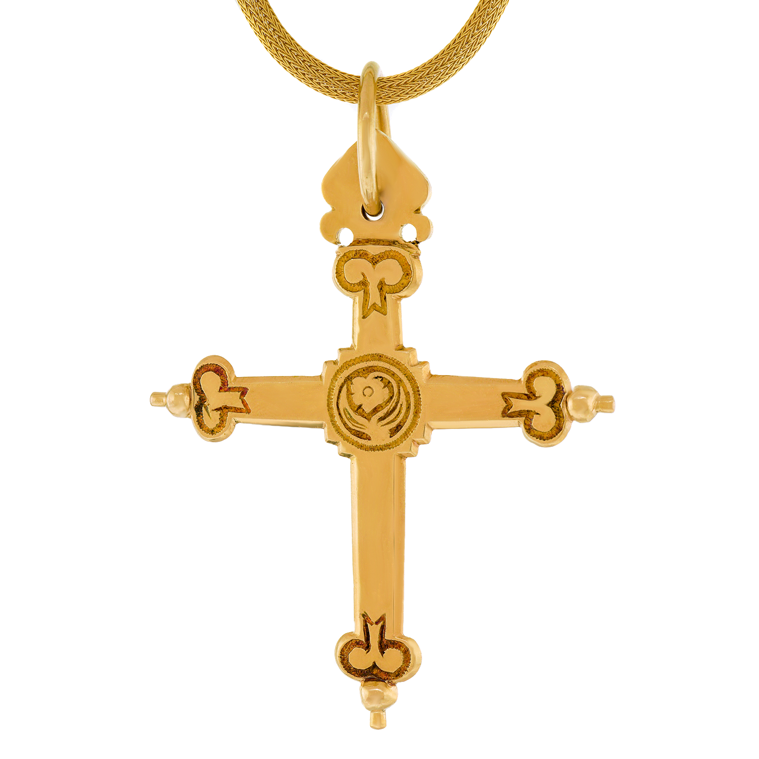 #23800 - Gothic Revival Antique French Cross