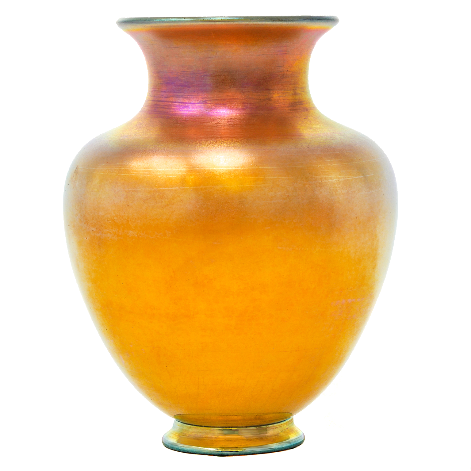 #24280 - Large Tiffany Studios Gold Favrile Vase