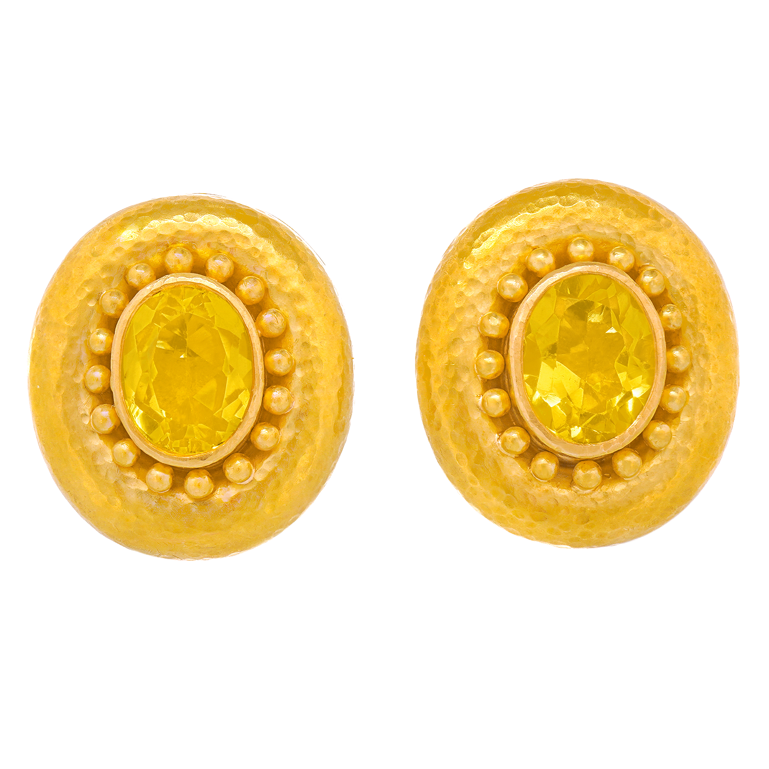 #25145 - Elizabeth Locke Citrine Earrings