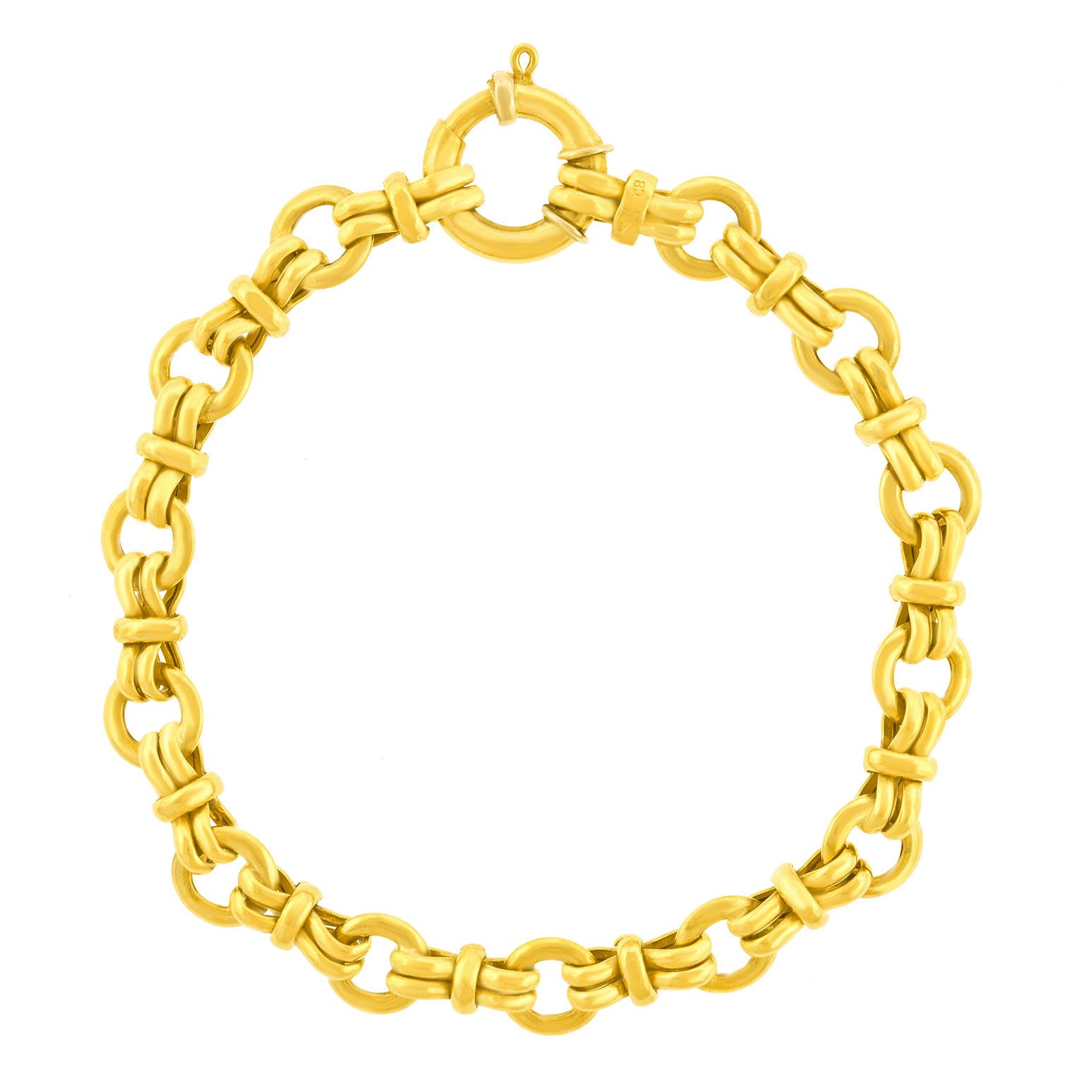 #25330 - Bucherer Gold Bracelet 18k c1970s