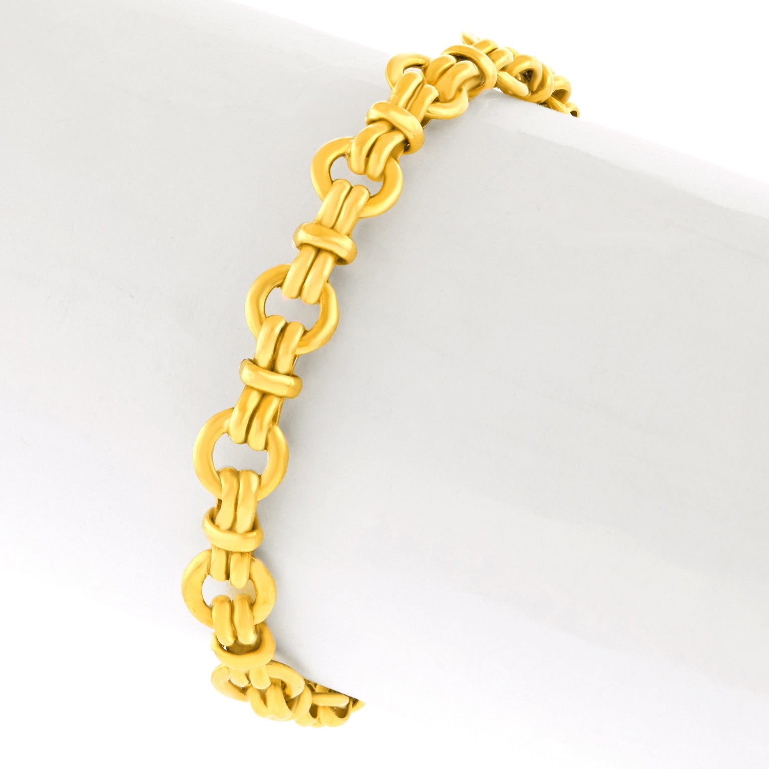 #25330 - Bucherer Gold Bracelet 18k c1970s