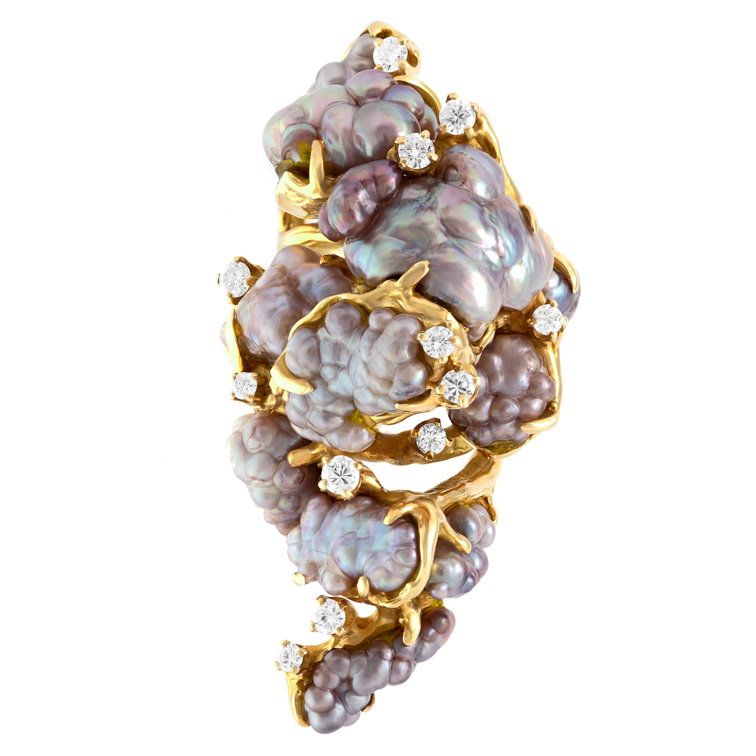 #25909- Spectacular J. Arnold Frew River Pearl Ring