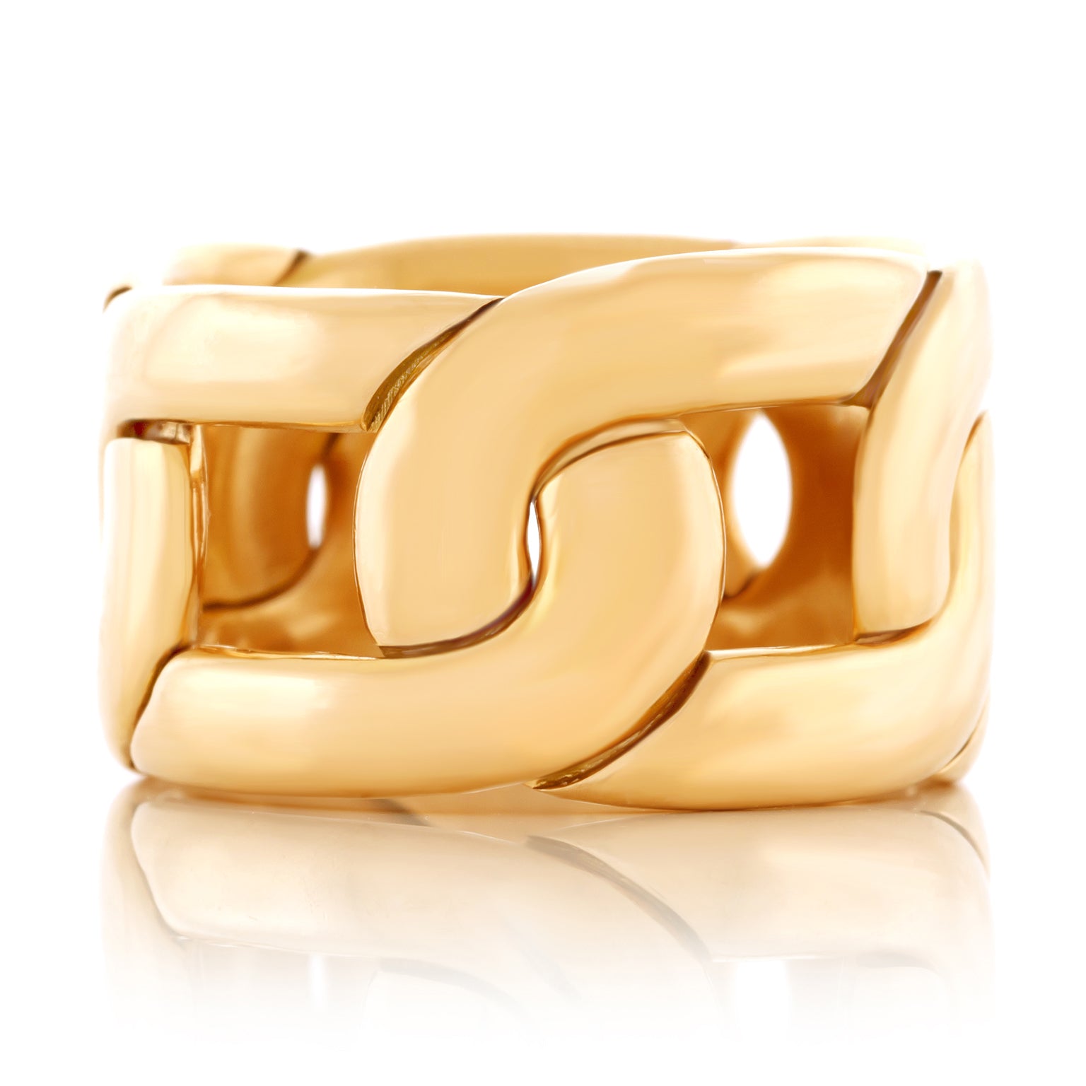 #25983 - Pomellato Chain Ring, Yellow Gold