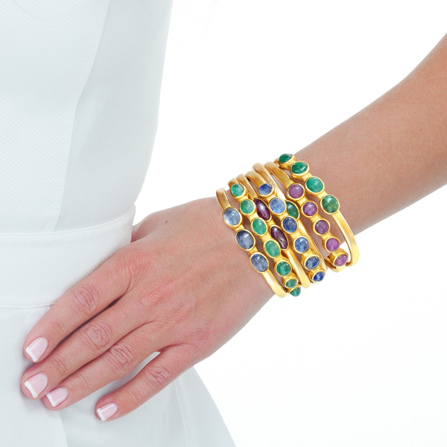 #26249 - One-of-a-kind Michael Zobel Modernist Gold Bracelet
