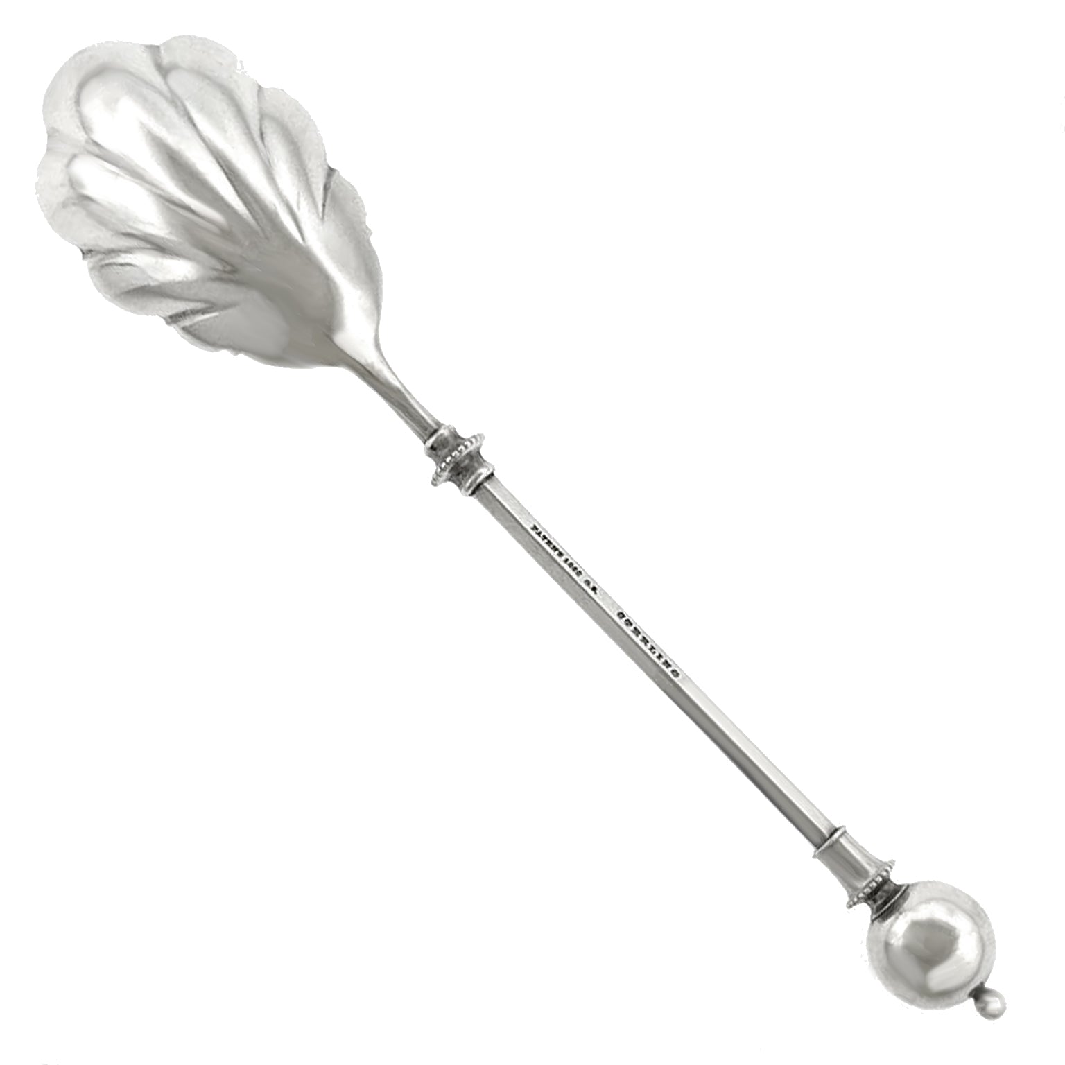 #26477 - George Sharp Brite Cut Berry Spoon with Ball End