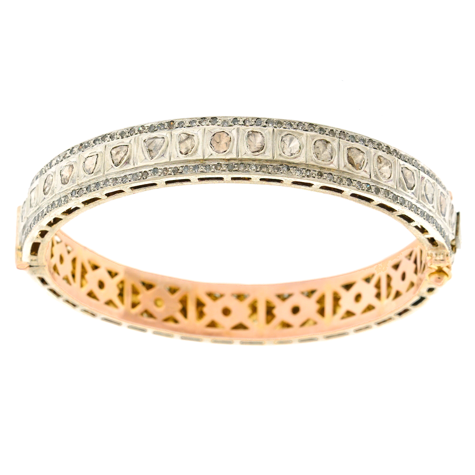 #27102 - Hippie Chic Sixties Indian Diamond Bangle