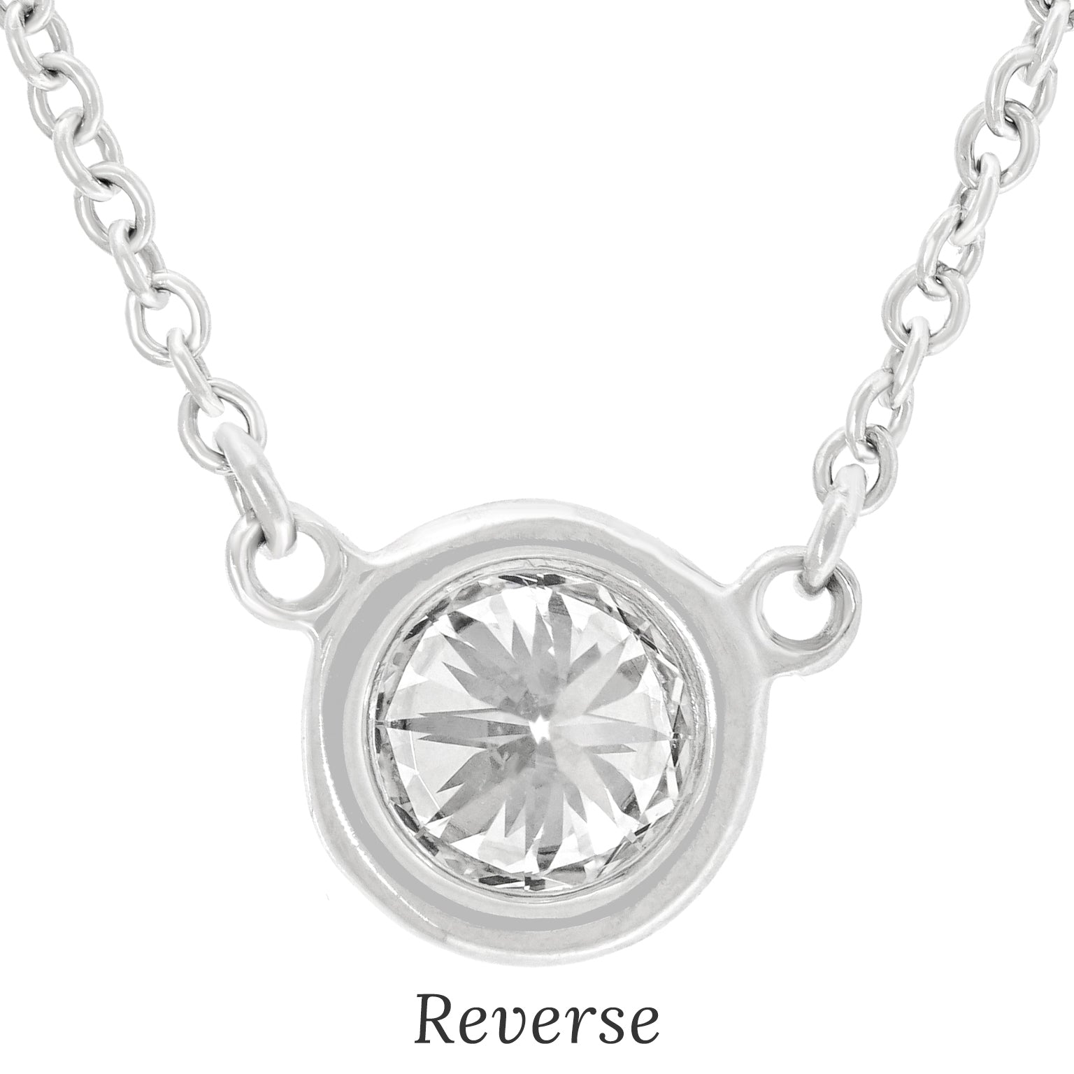 #27125 - Elsa Peretti for Tiffany .40ct Diamonds By the Yard Solitaire