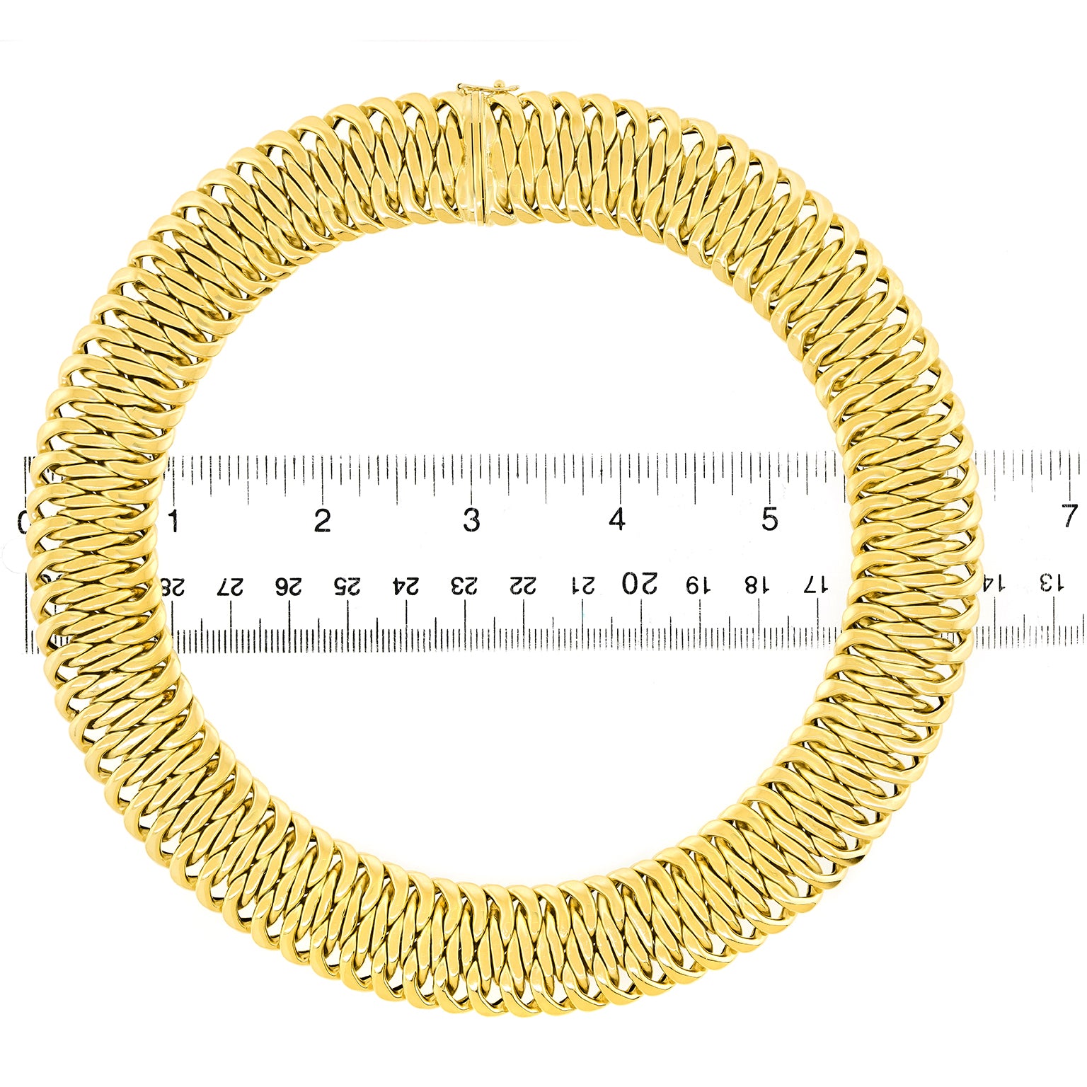 #27459 - Black Starr & Frost Sixties Gold Necklace