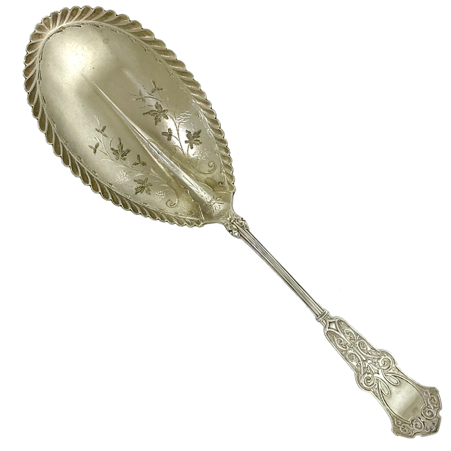 #25424 - “Alhambra” Sterling Berry Spoon by Whiting