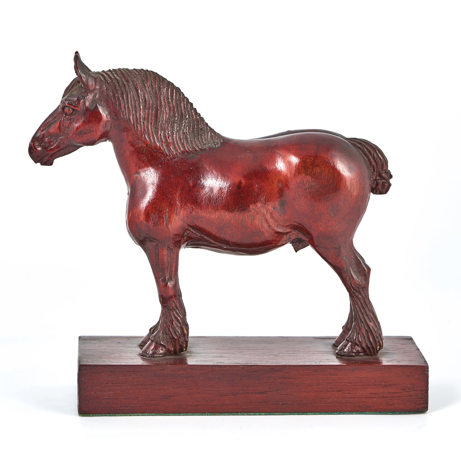 #18819 - Folk Art Carved Horse by Peter Giba