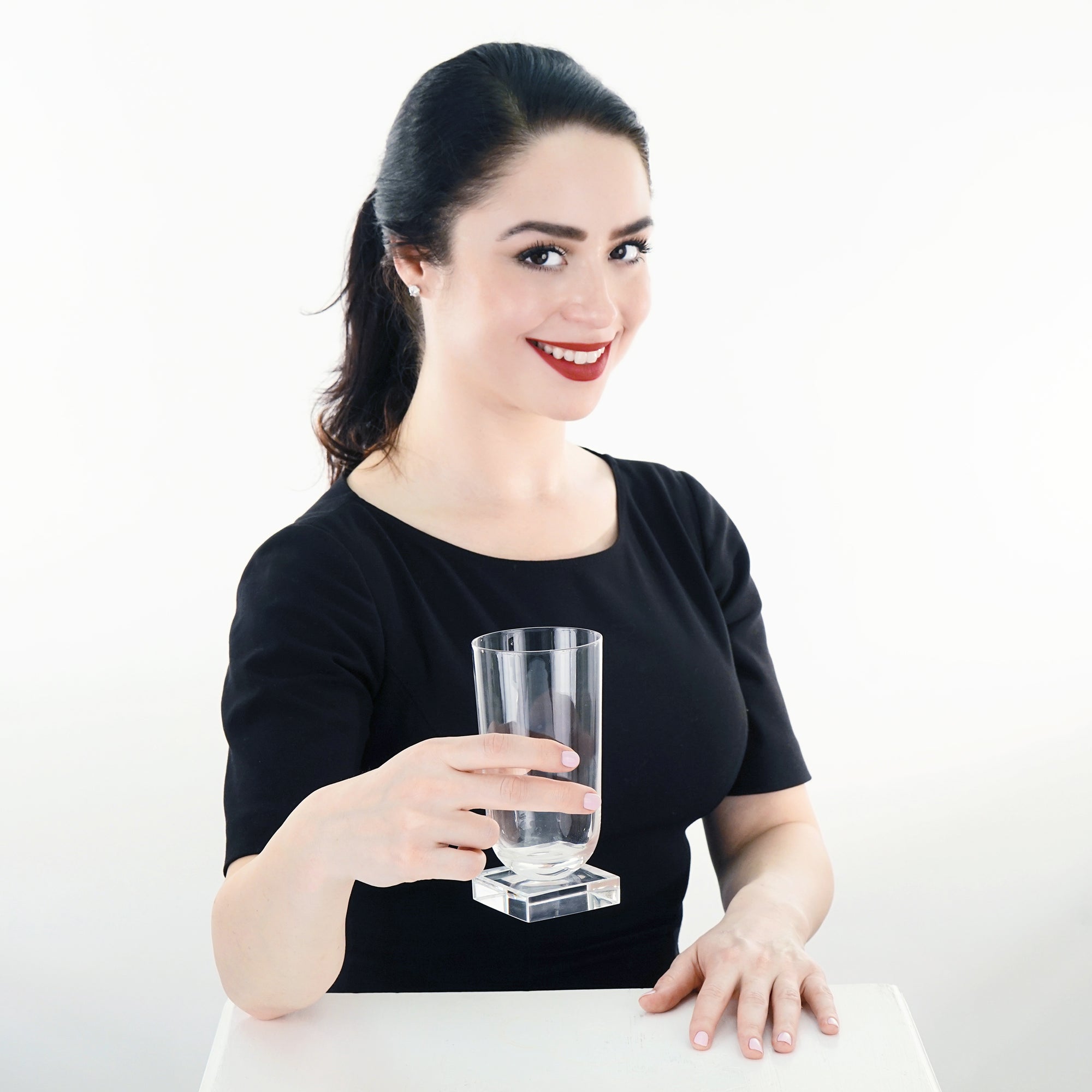 #20071 - 14 Art Deco Libbey Knickerbocker Water Glasses c1933